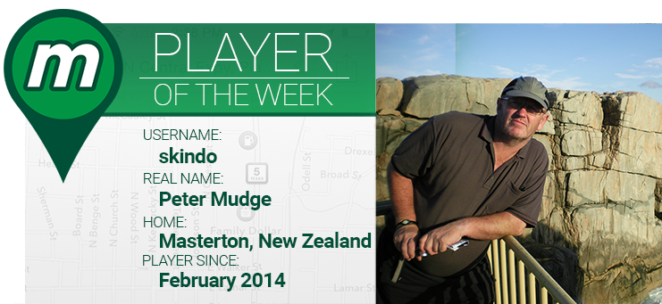 Munzee – Scavenger Hunt » Player of the Week: Peter Mudge (skindo)