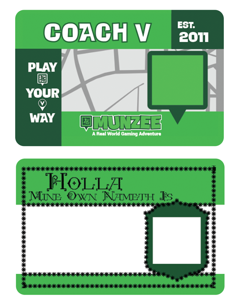 Munzee – Scavenger Hunt » name badges