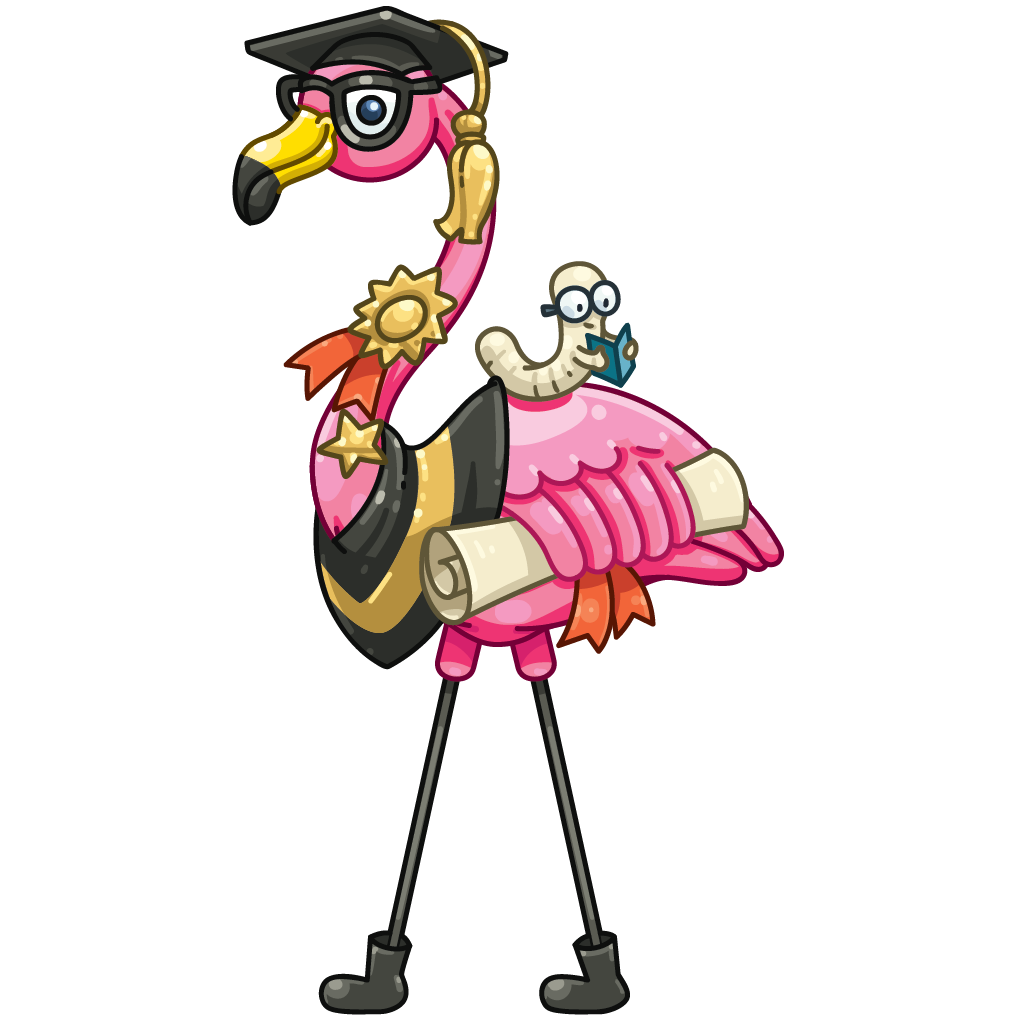Munzee – Scavenger Hunt » June 2022 Skin: Aloha Flamingo