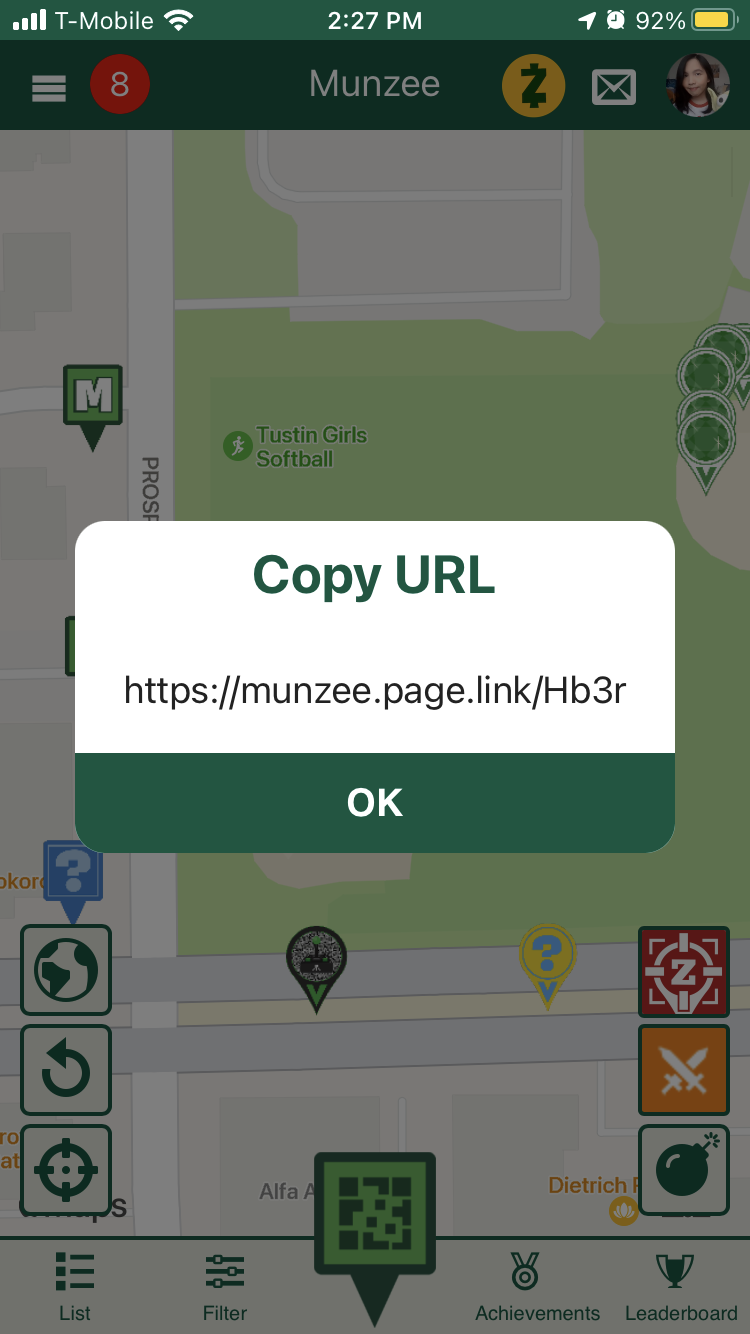 Munzee – Scavenger Hunt » In-App Map Link Update!