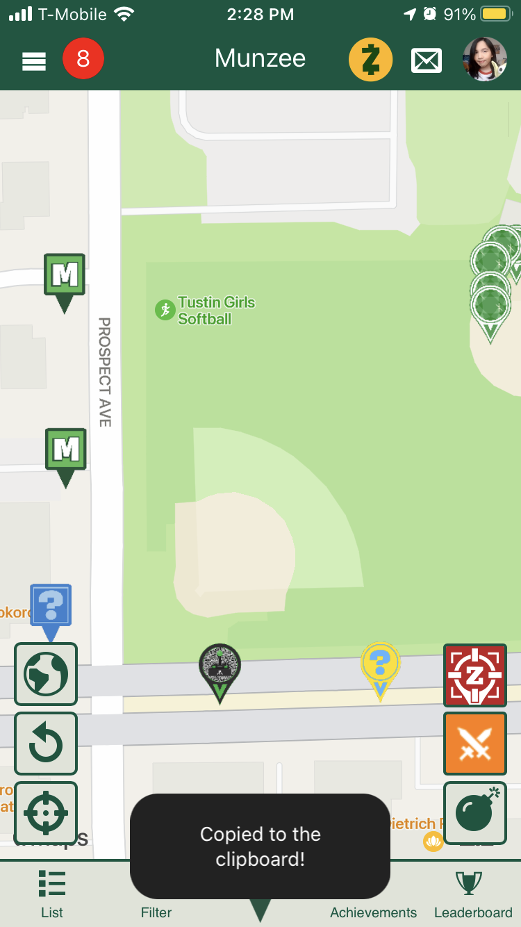 Munzee – Scavenger Hunt » In-App Map Link Update!