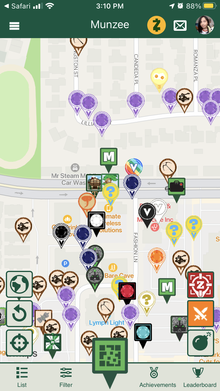 Munzee – Scavenger Hunt » In-App Map Link Update!