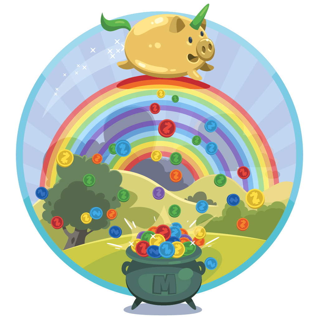 Munzee Scavenger Hunt DoubleRainbow Badge 1024