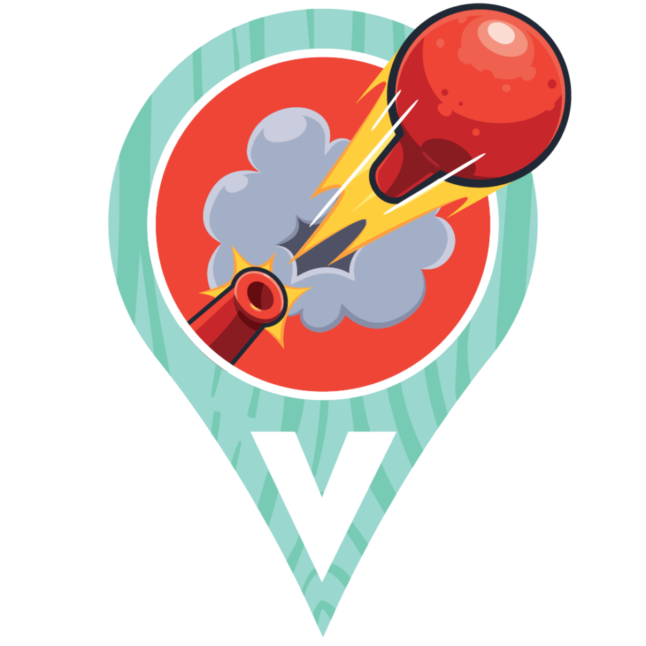 Munzee – Scavenger Hunt » Red_CannonBall_1024