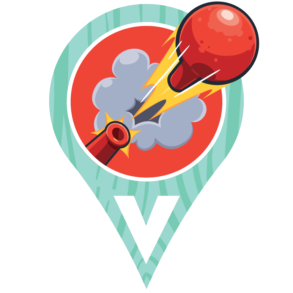 Munzee – Scavenger Hunt » Red_CannonBall_1024